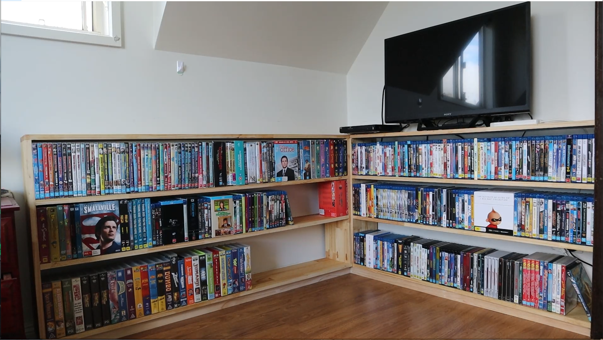 Custom Blu-ray/DVD Shelves (Beginners Guide) : 7 Steps (with Pictures ...