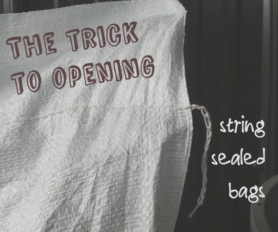 Opening a String-sealed Bag Without Scissors (with Pictures ...