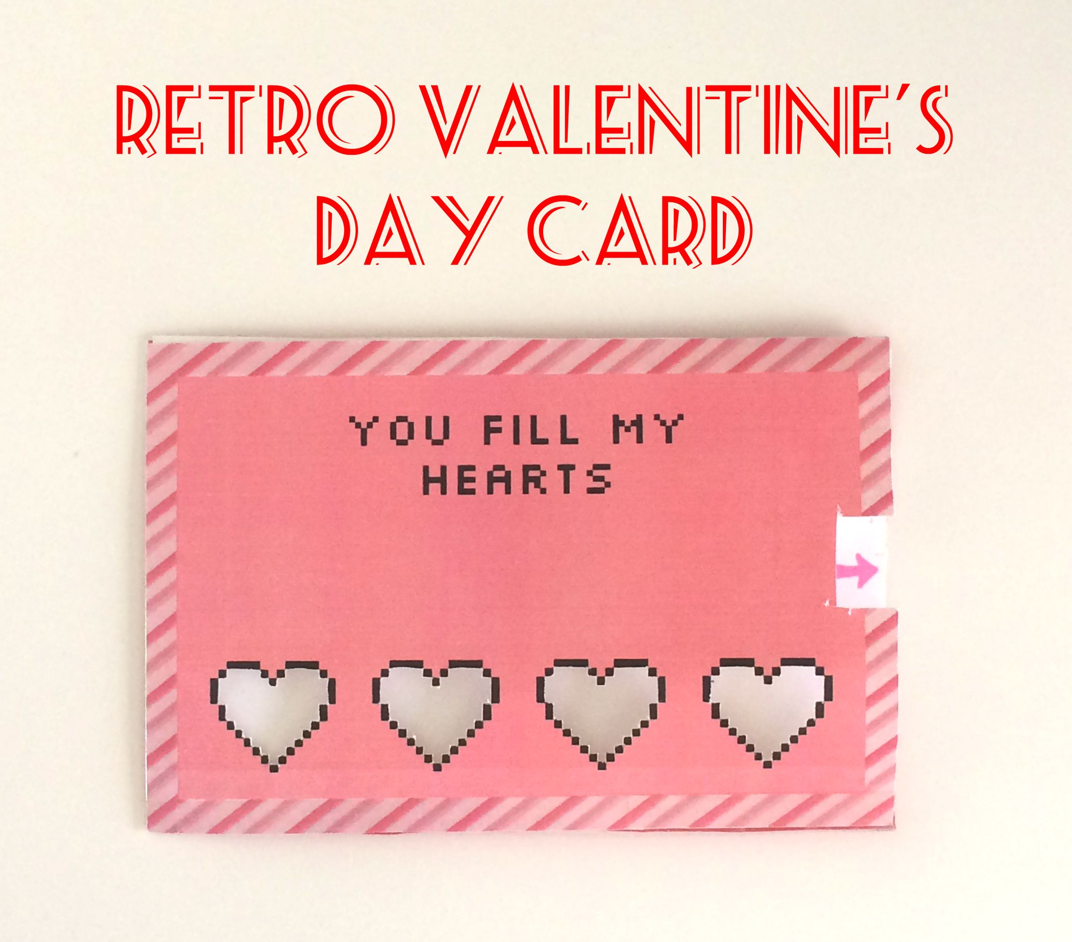 Retro Valentine's Day Card : 4 Steps (with Pictures) - Instructables