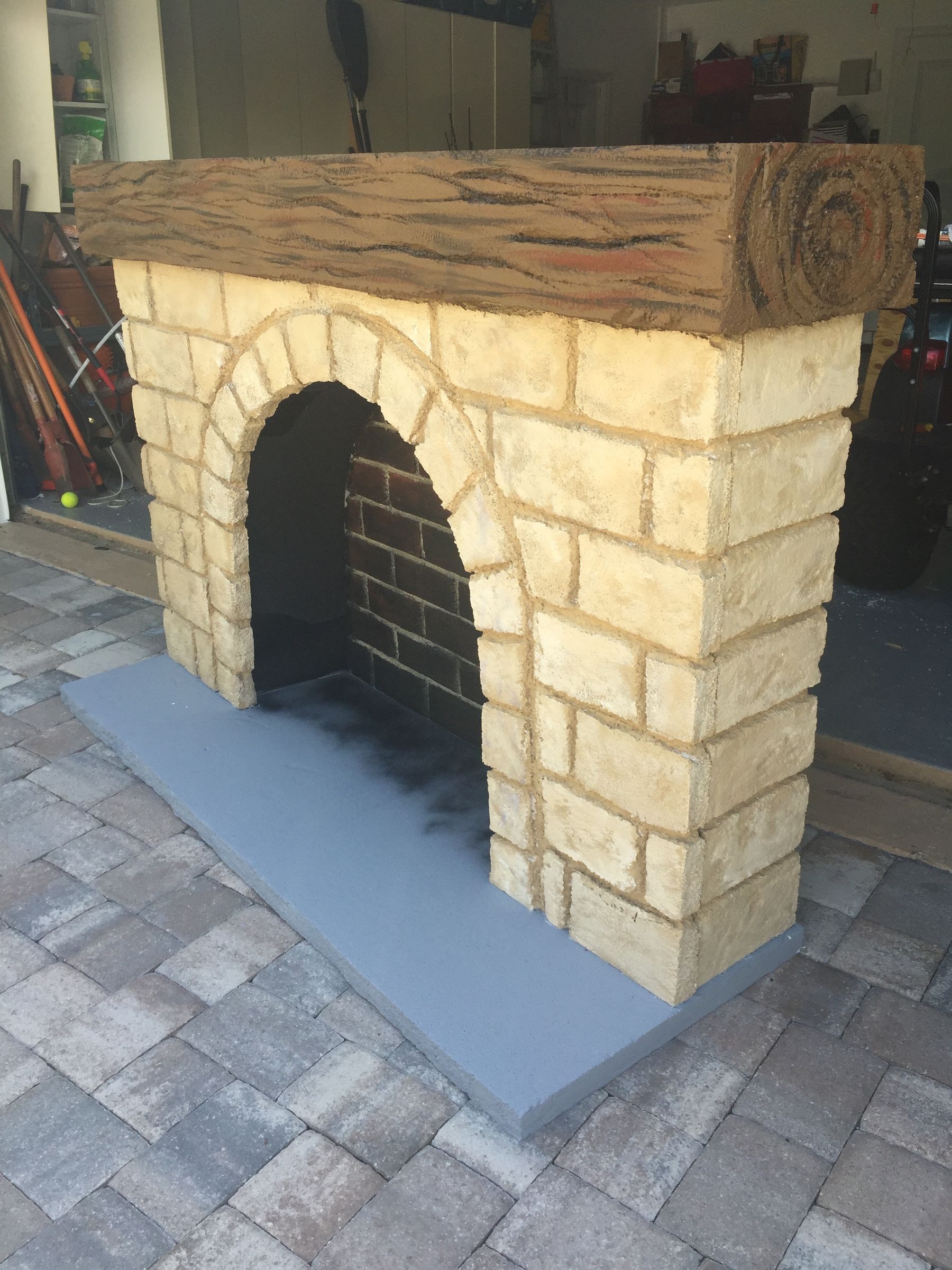 Stone Fireplace for Theatre Prop : 5 Steps - Instructables