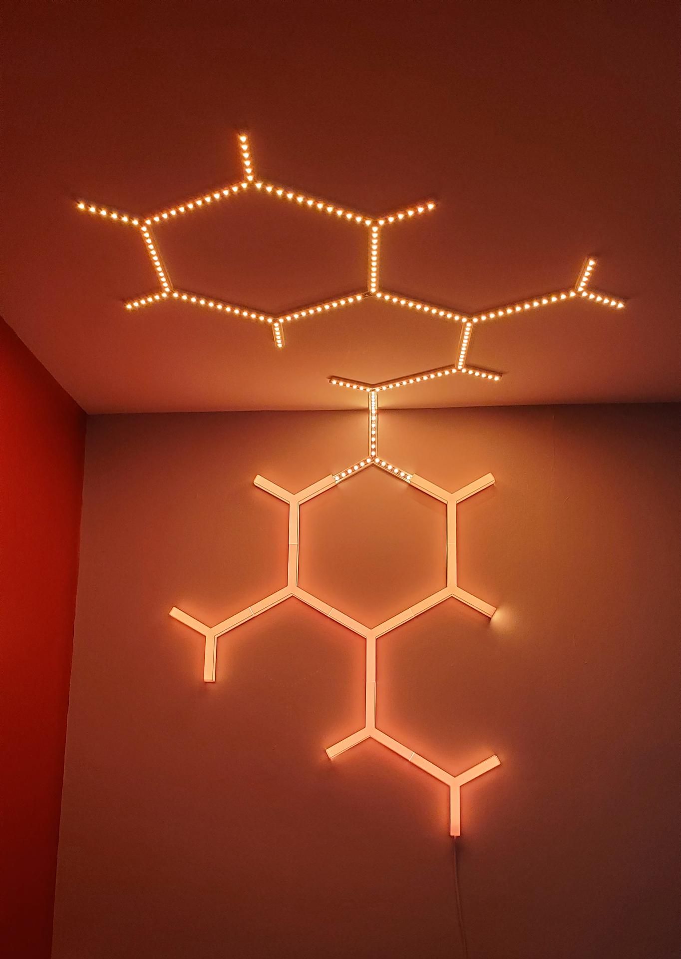 HEXA LEDs - Bluetooth Controlled Glowing Hexagons : 17 Steps (with ...