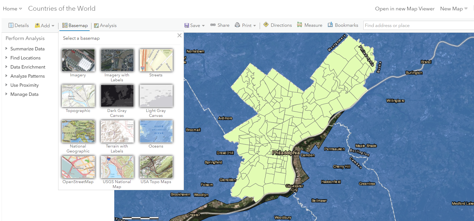 How to Create and Publish an Interactive Map Using ArcGIS Online : 7 ...