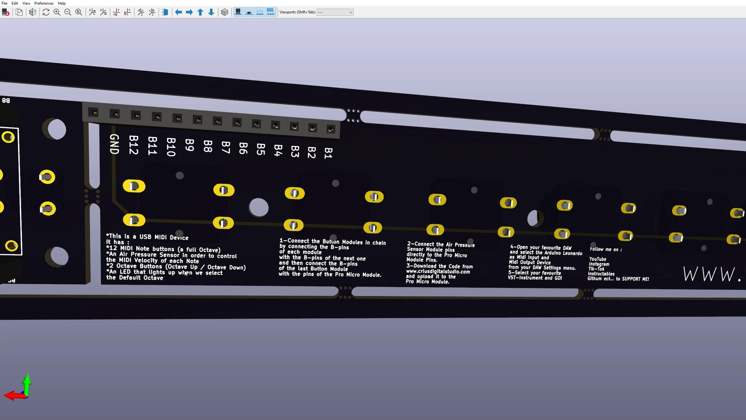 DIY Arduino USB MIDI Wind Instrument - Crius MIDI Flute V1 : 6 Steps ...
