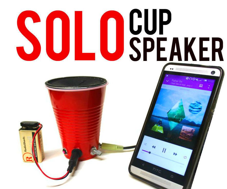 SOLO Cup Speaker : 15 Steps (with Pictures) - Instructables