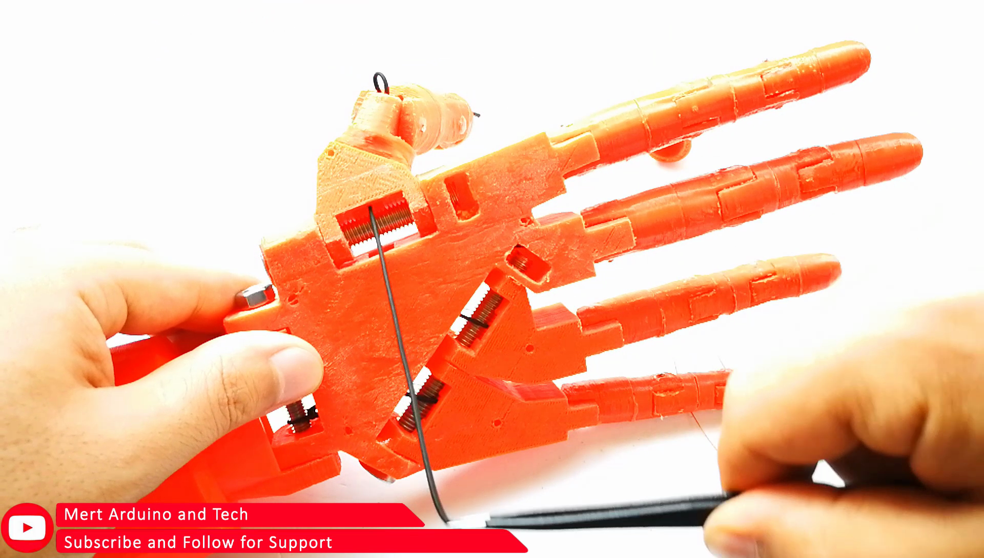 Robotic Hand With Wireless Glove Controlled | NRF24L01+ | Arduino : 7 ...
