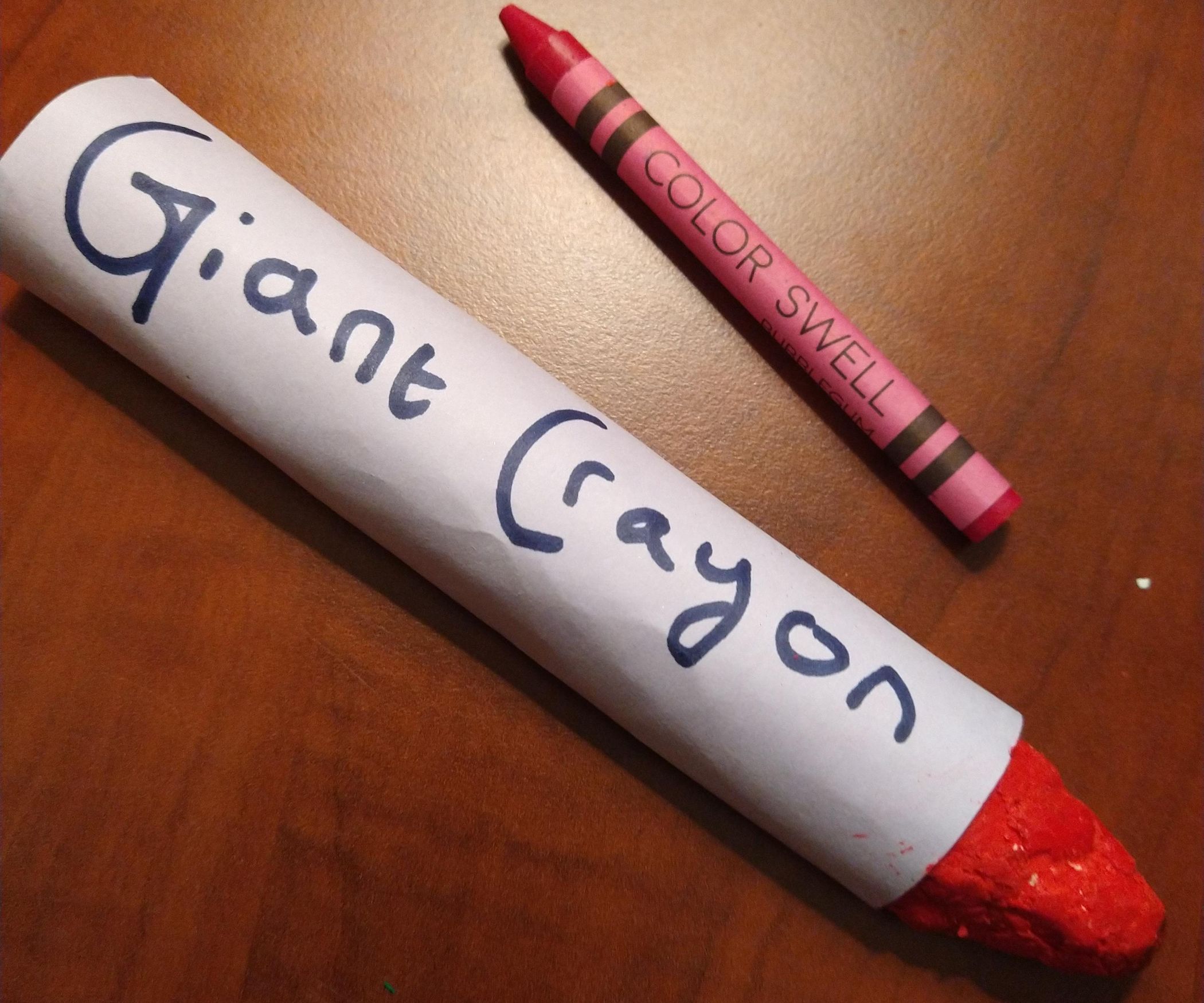 Simple Giant Crayon : 6 Steps - Instructables