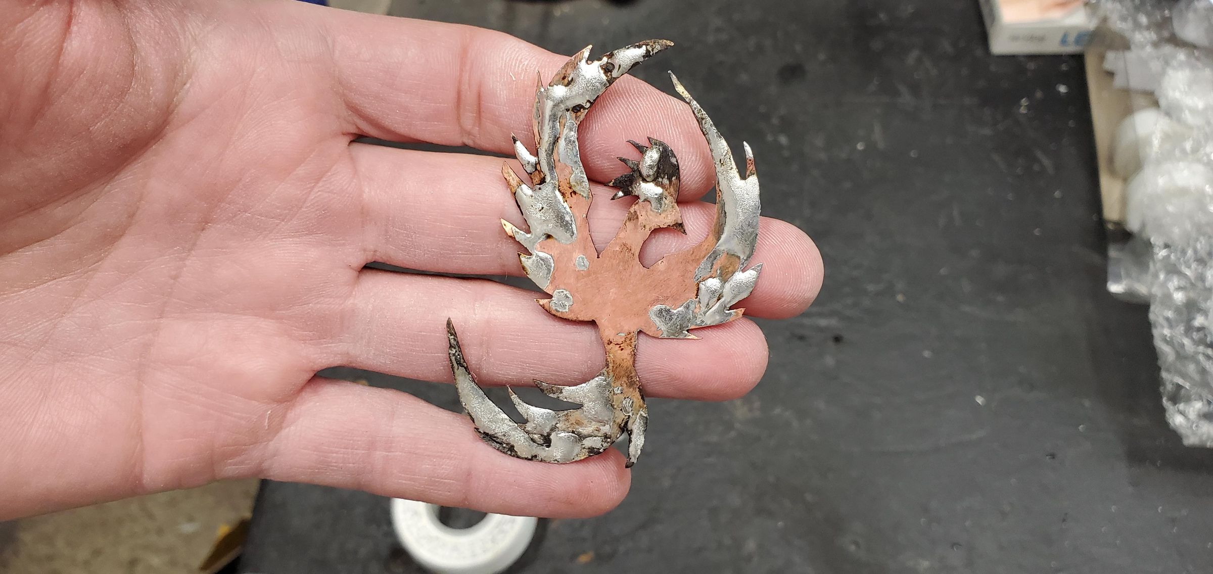 From Burst Copper Pipe to Phoenix Brooch a Tale of Rebirth : 15 Steps ...