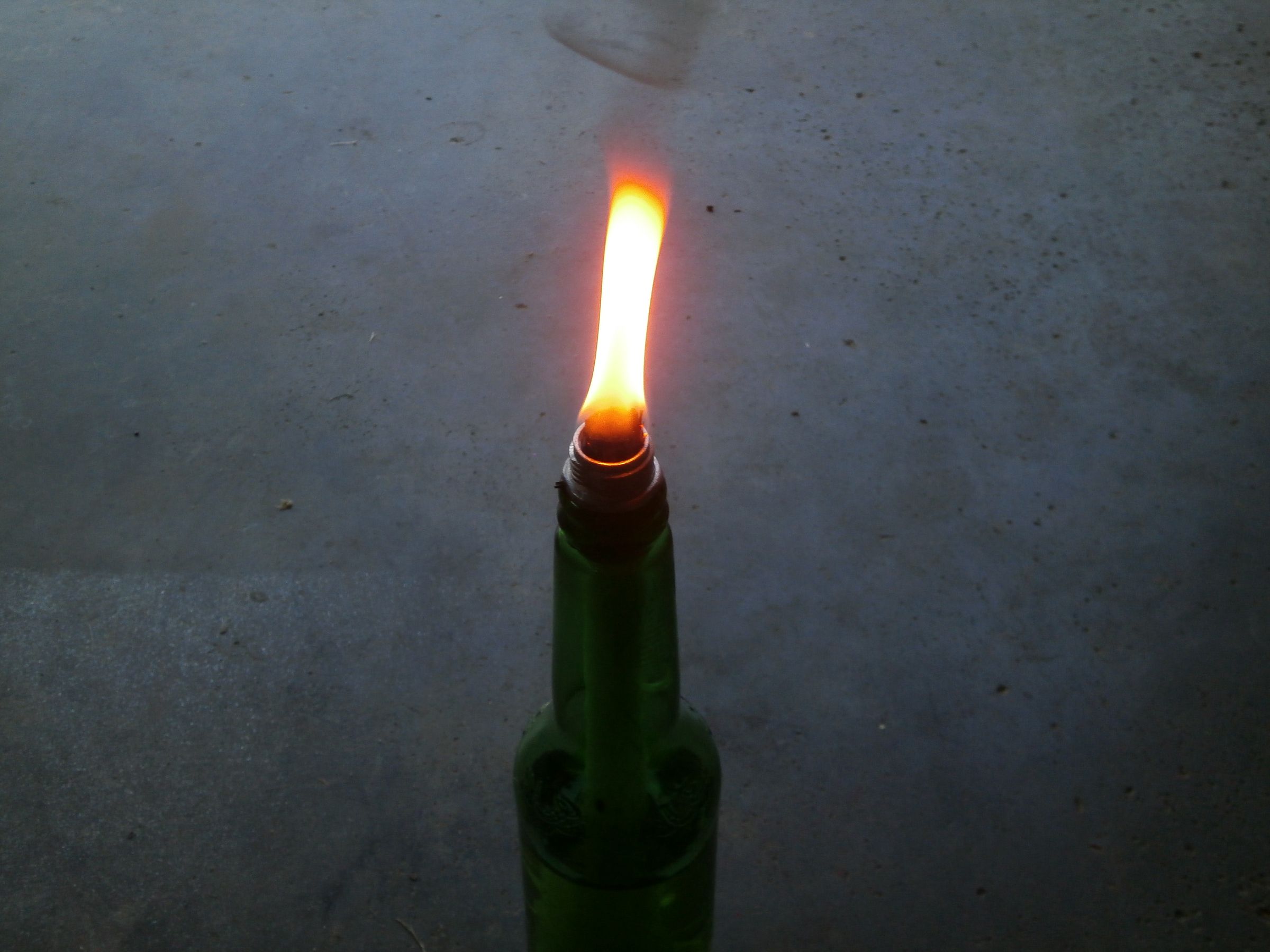 A Diy: Recycled Beer Bottle TIKI Torch : 6 Steps (with Pictures ...
