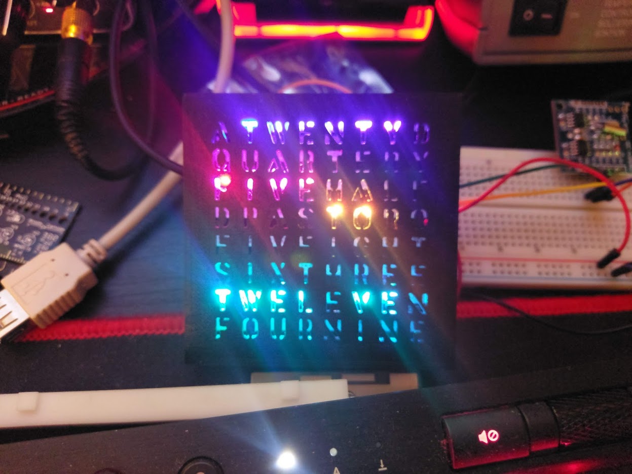Budget Arduino RGB Word Clock! : 7 Steps (with Pictures) - Instructables