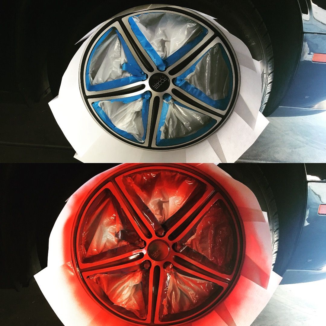 How to PlastiDip Your Car's Rims Matte Black Without Tire Removal! : 8 ...