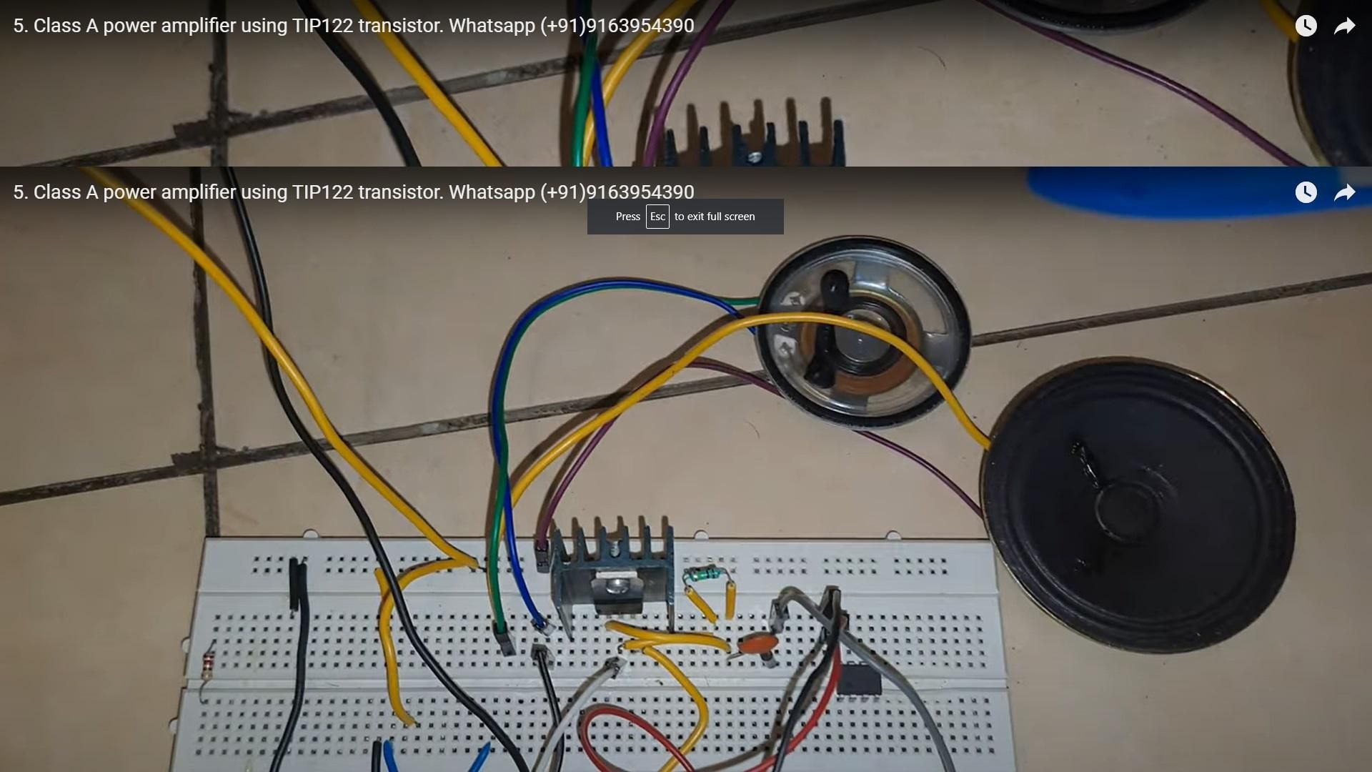 Class a Self Biased Audio Power Amplifier - Instructables
