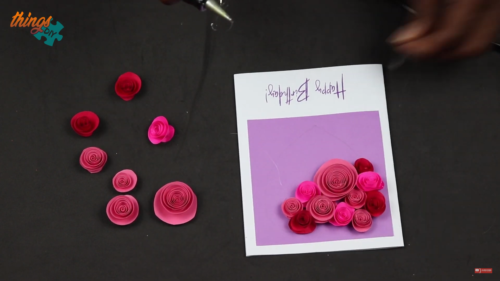 Beautiful Birthday Greeting Card Idea | Pop Up Rose Heart | DIY ...