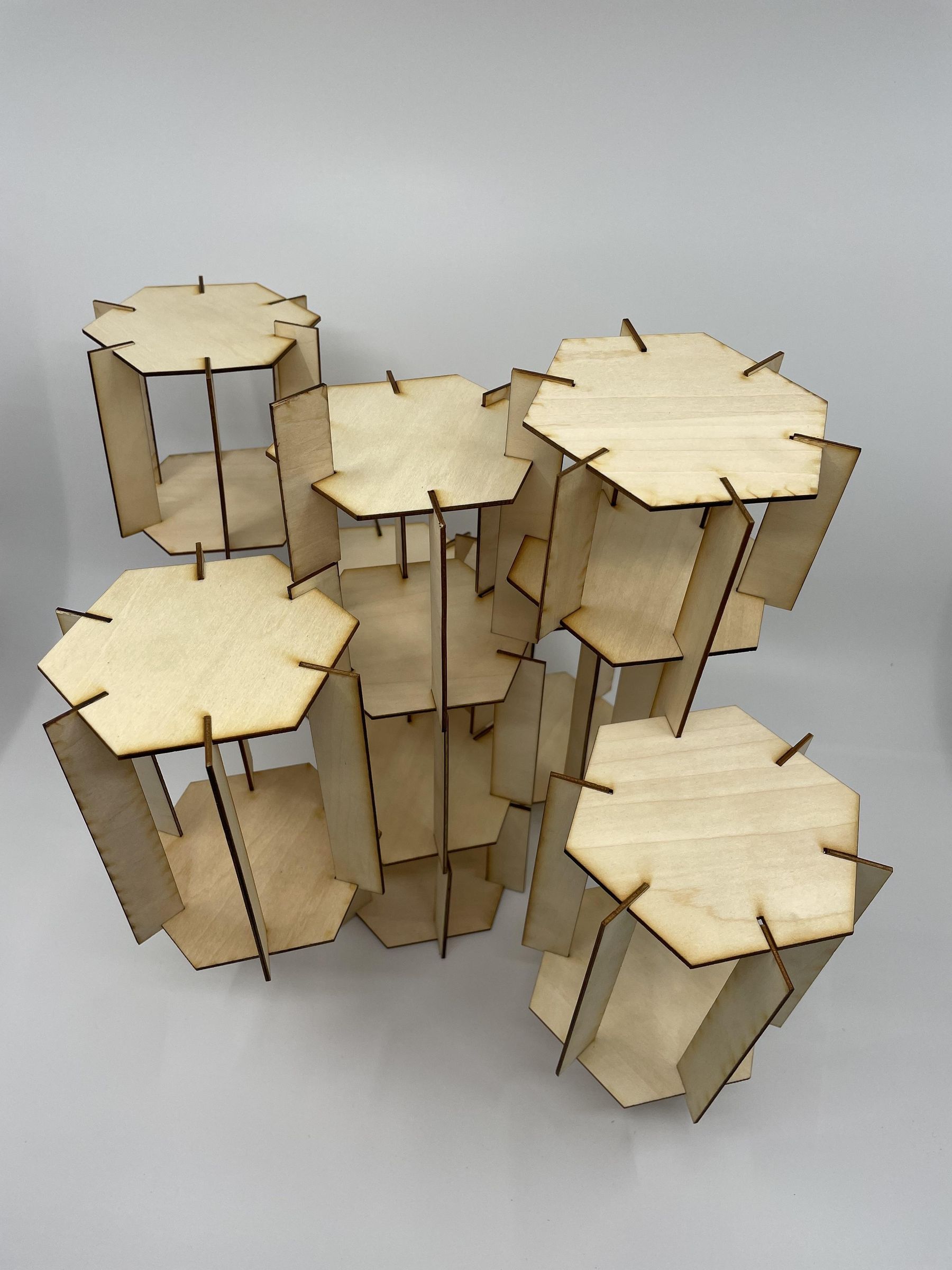 Self Standing Modular Structure Using Laser Cutting. : 4 Steps ...
