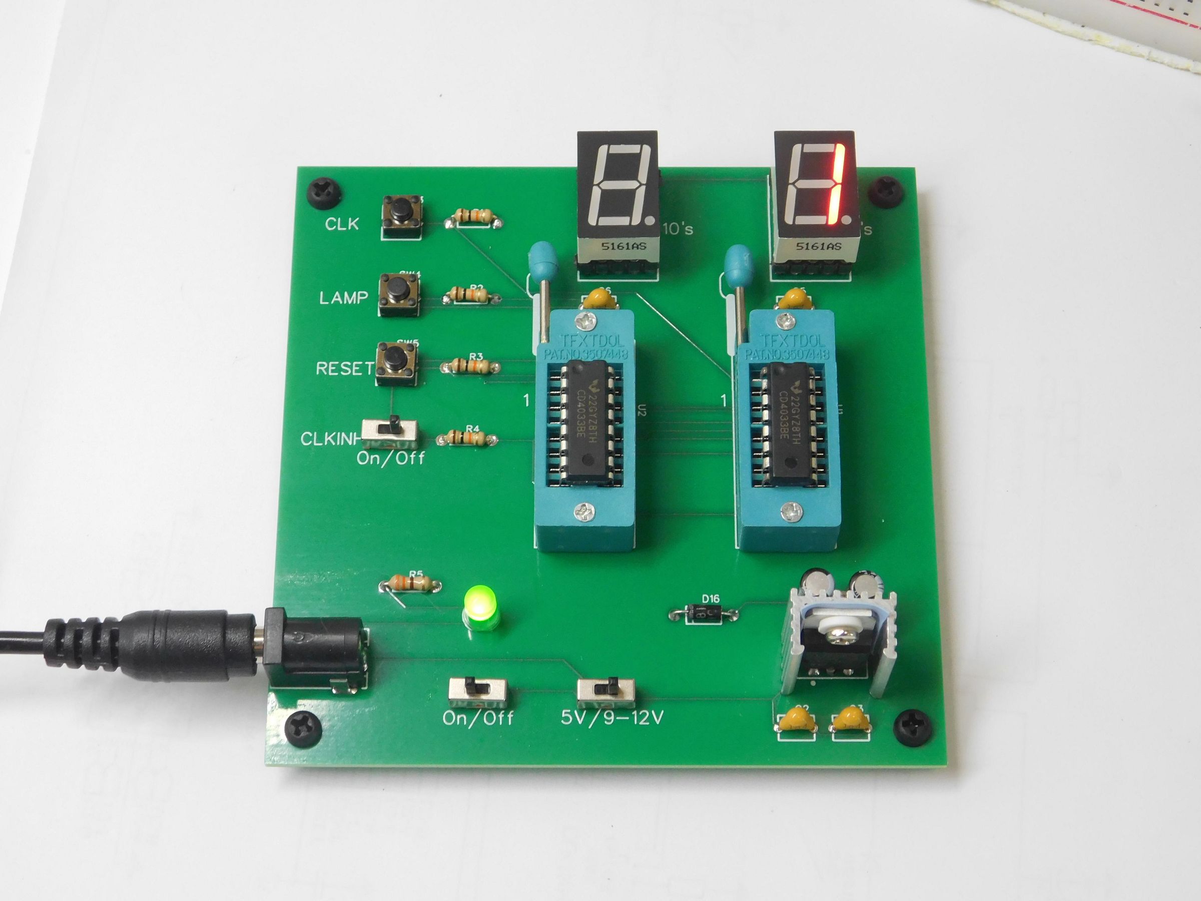 CD4033 & 7-segment LED Tester : 6 Steps (with Pictures) - Instructables