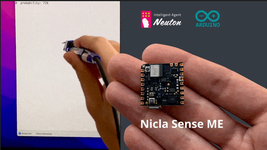 Tiny ML Air Writing Recognition With Nicla Sense ME : 9 Steps - Instructables