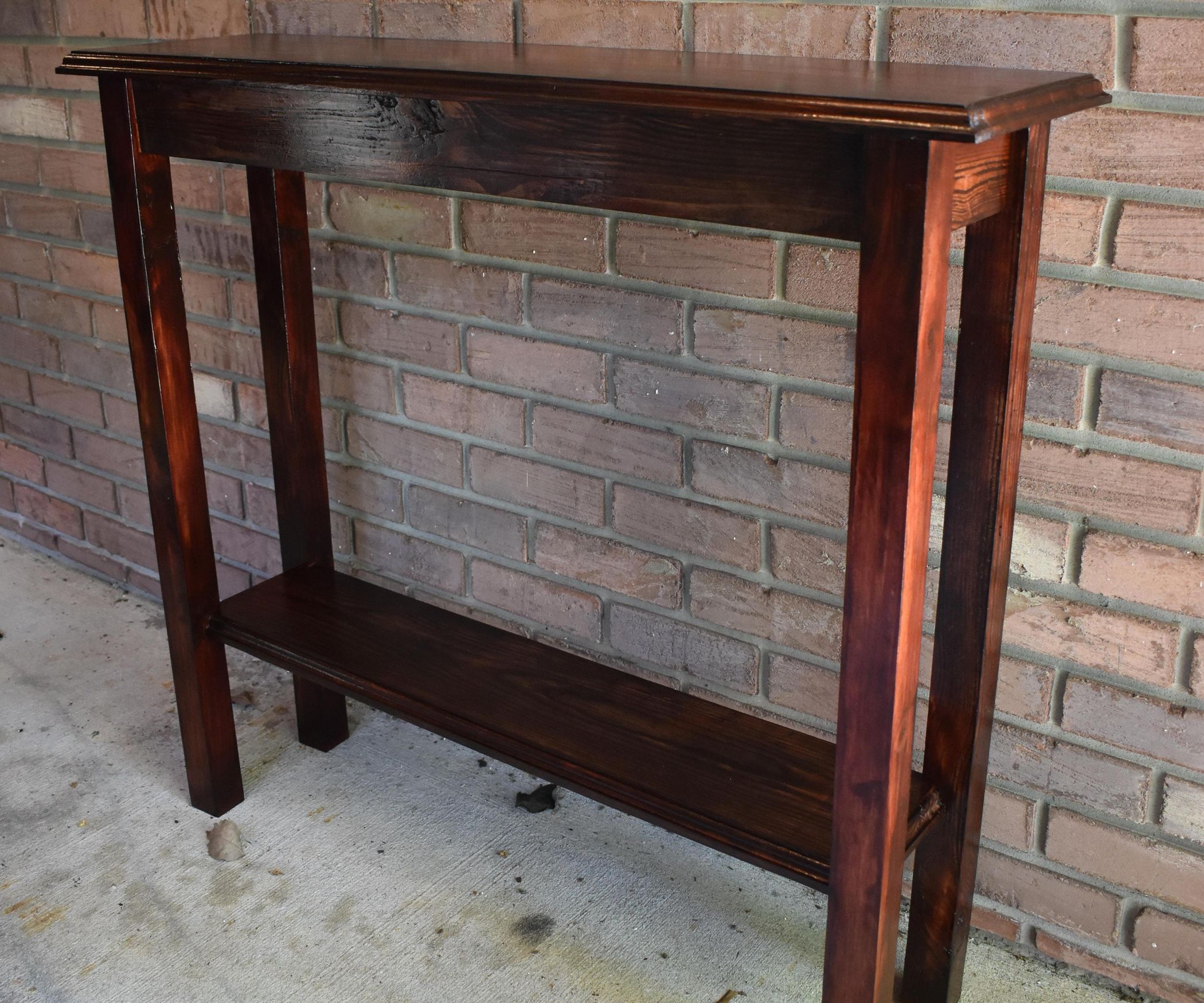 How to Make a Console Display Table : 6 Steps (with Pictures ...