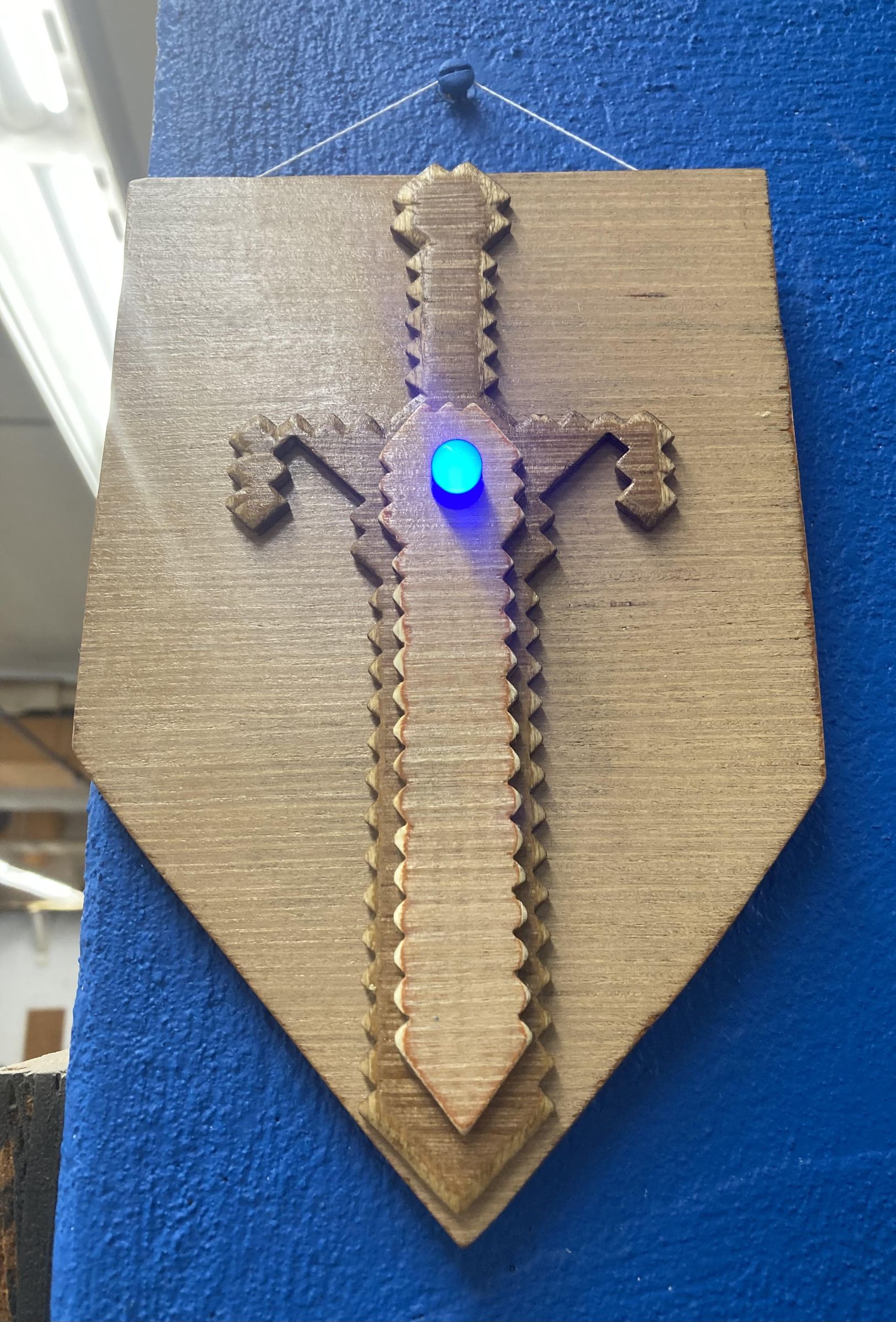Wooden Sword Plaque : 12 Steps - Instructables