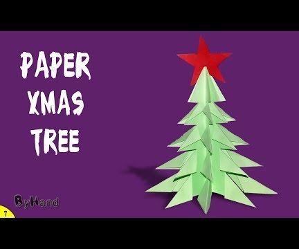 How to Make PAPER CHRISTMAS TREE : 8 Steps - Instructables