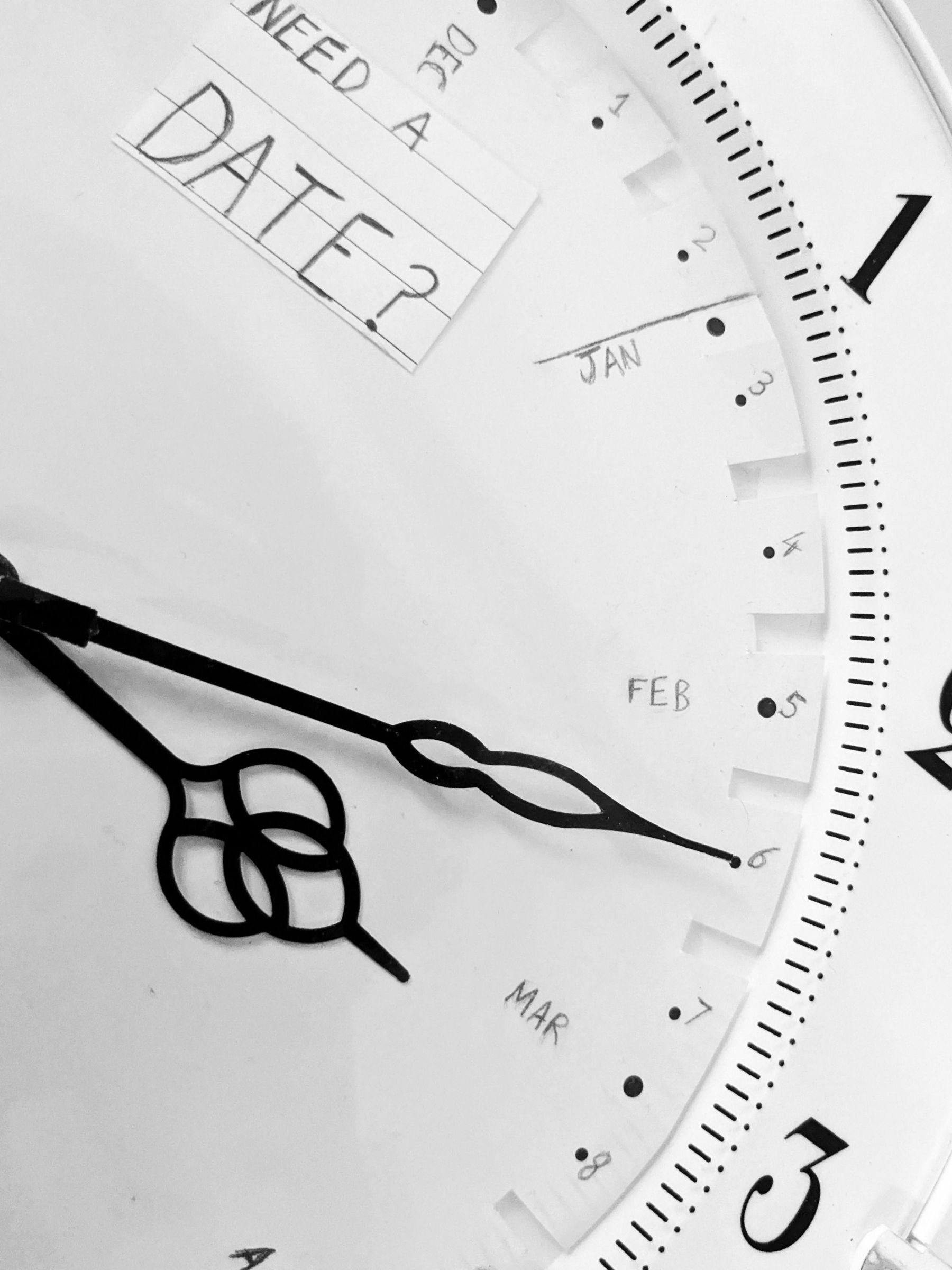 Hack Analog Clock to Show DATE Not Time : 5 Steps - Instructables