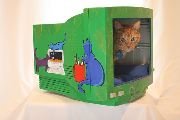 Make a Cat Bed From a Computer Monitor : 13 Steps (with Pictures ...