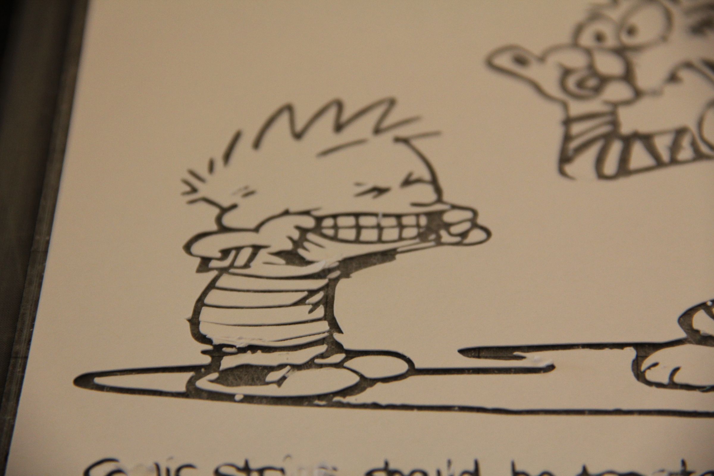 Paper Cut Calvin and Hobbes - Instructables