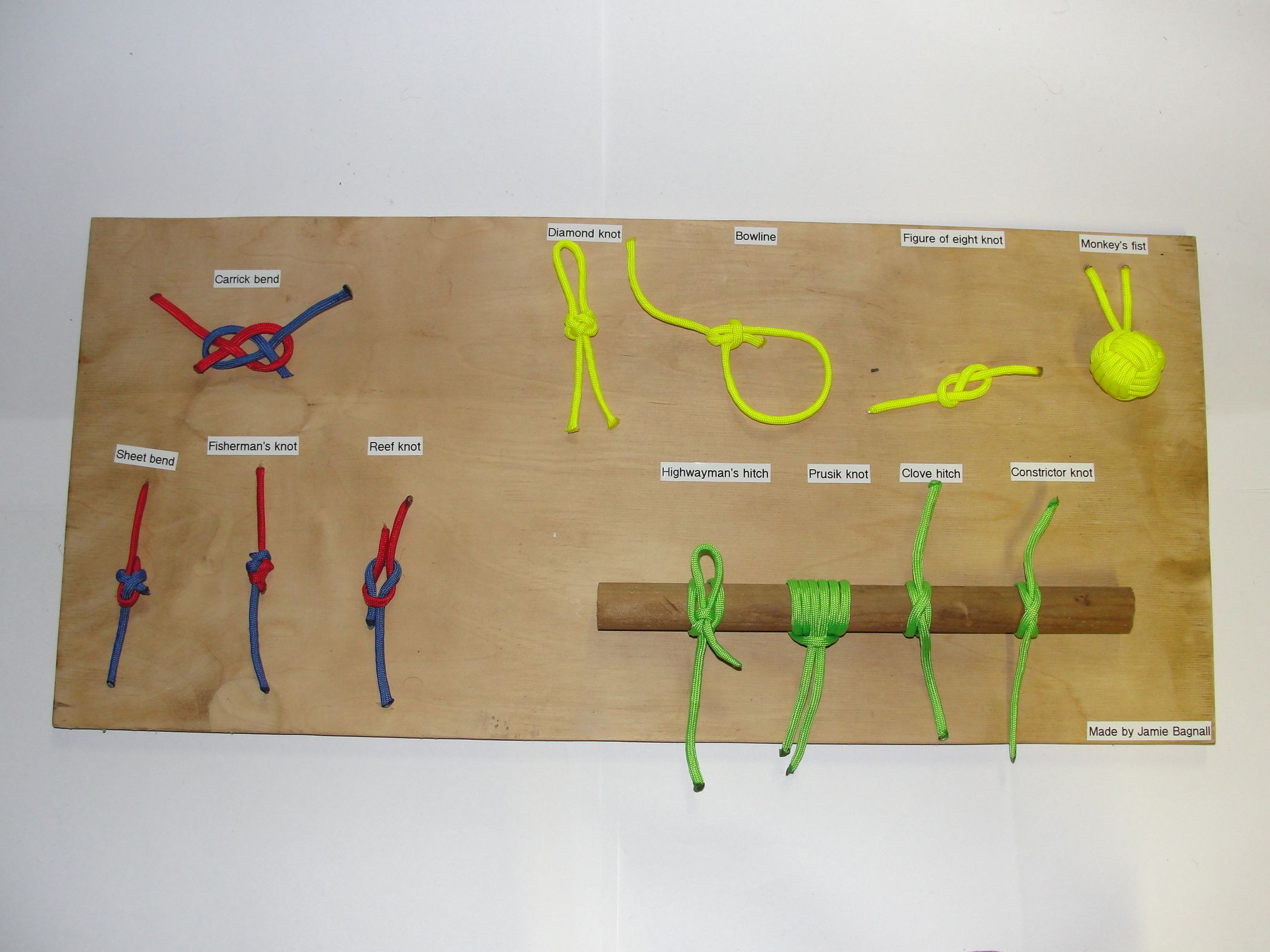 Paracord Knot Display Bord : 14 Steps - Instructables