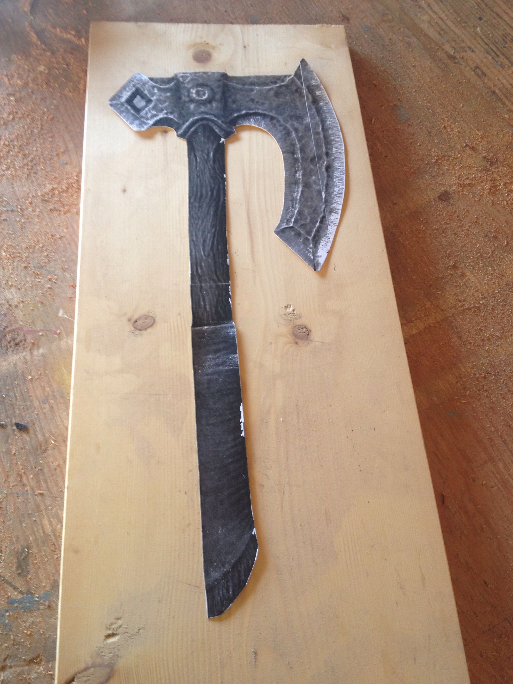 Skyrim Wood Carved Weapons : 5 Steps (with Pictures) - Instructables
