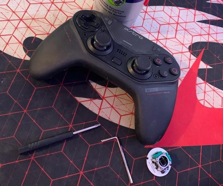 Disassembling Astro C40 TR Controller's Joystick for Replacing or ...