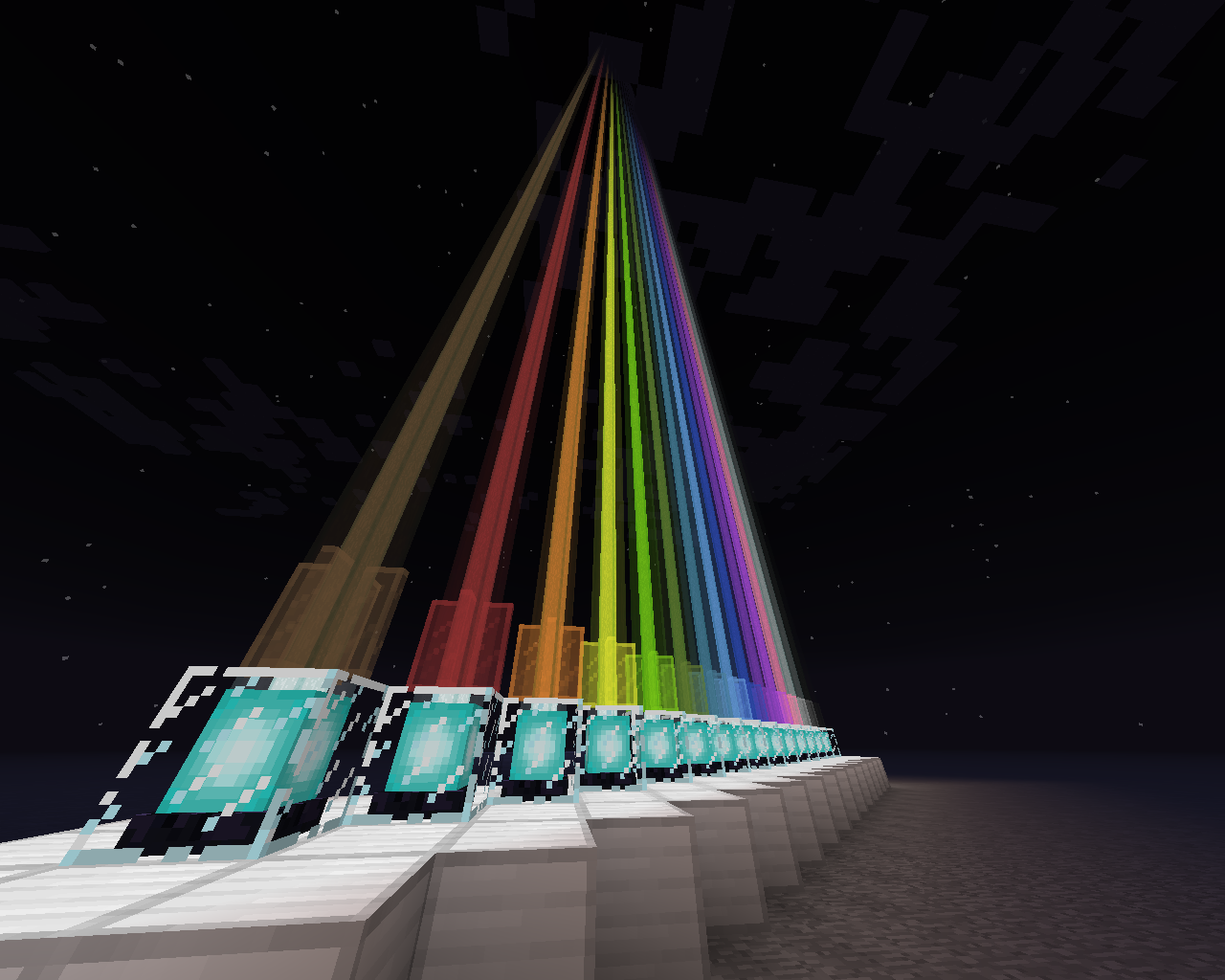 Color Beacons in Minecraft : 6 Steps - Instructables