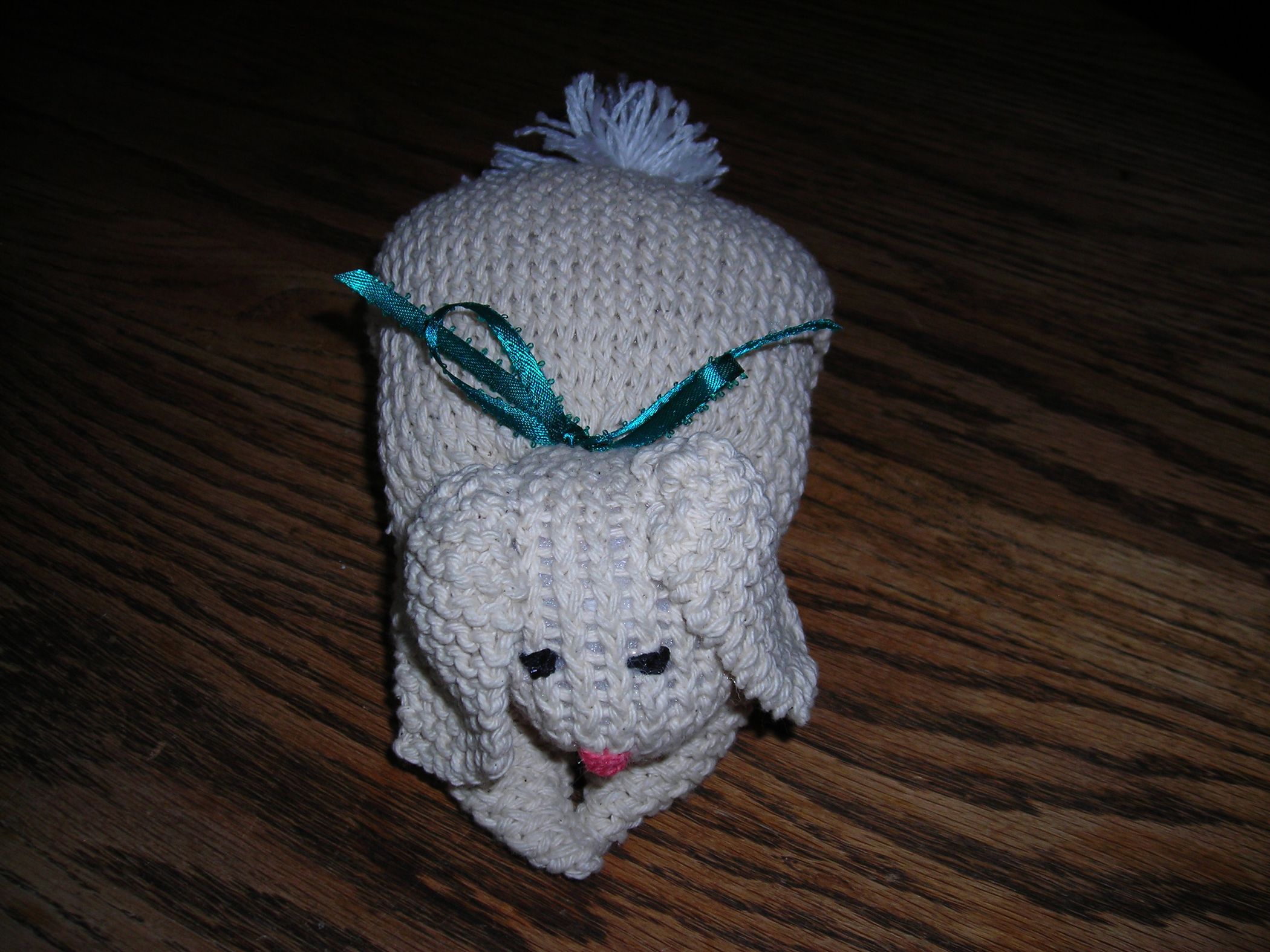 Cute Knitted Bunny From a Square Plus Ears (with Pictures) - Instructables