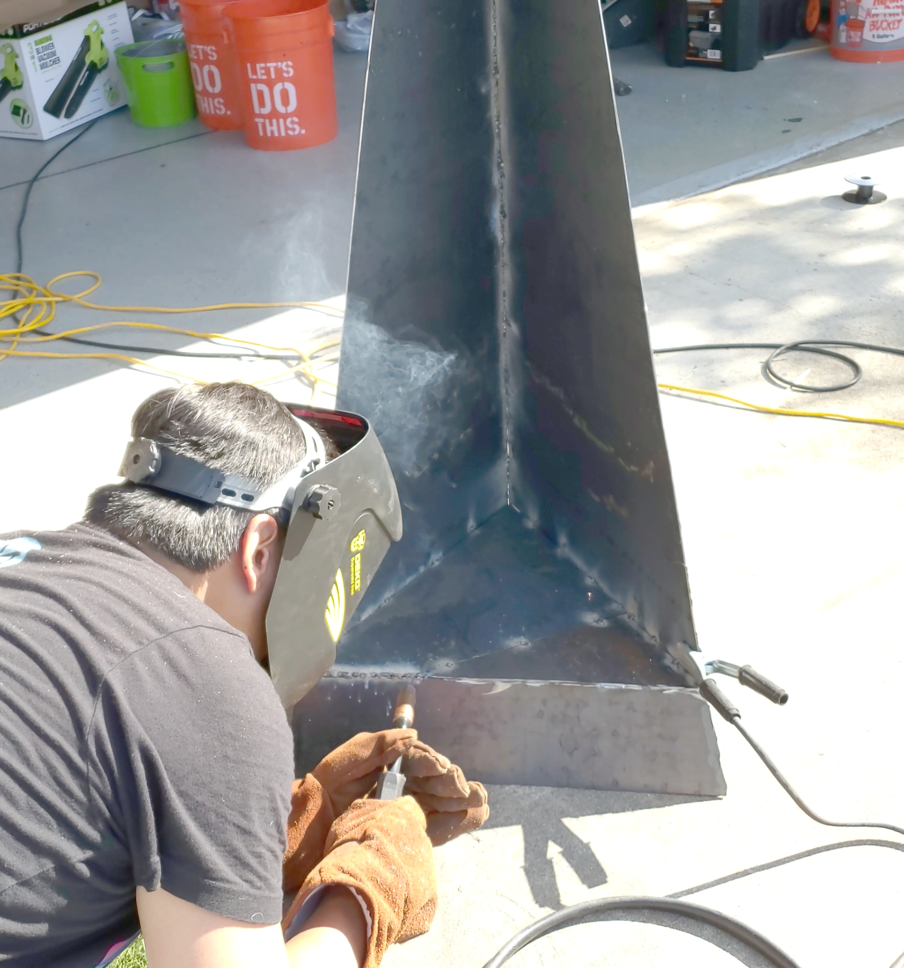 Modern Geometric Steel Chiminea : 9 Steps (with Pictures) - Instructables