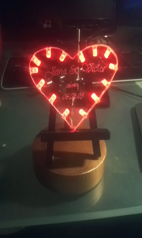Acrylic Engraved Led Enlighted Heart : 9 Steps - Instructables