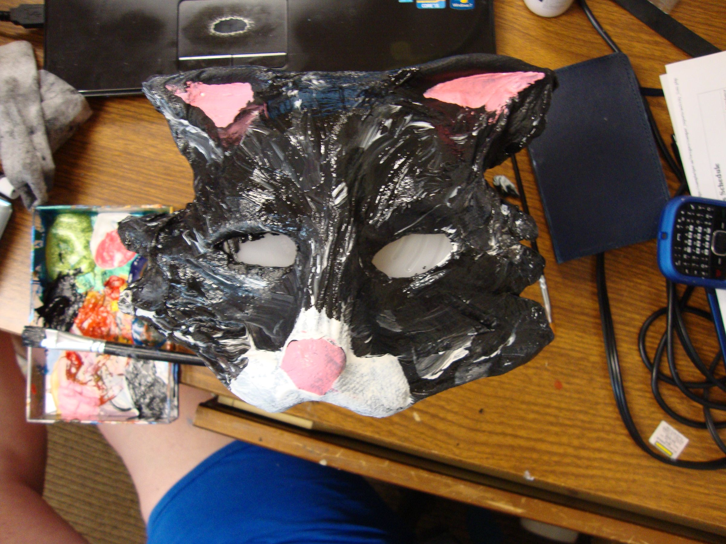 Creating Any Shape Papier Mâché Mask : 11 Steps (with Pictures ...