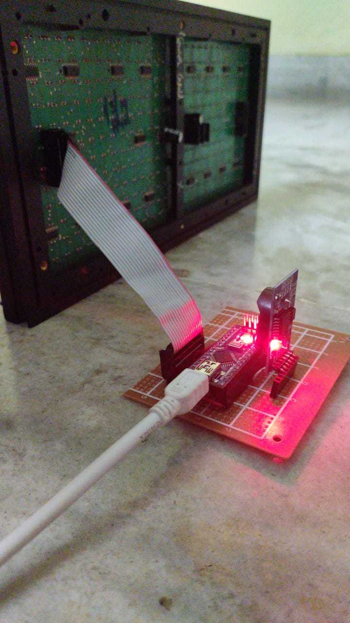 P10 Dmd Display With Arduino And Rtc Ds3231 4 Steps With Pictures