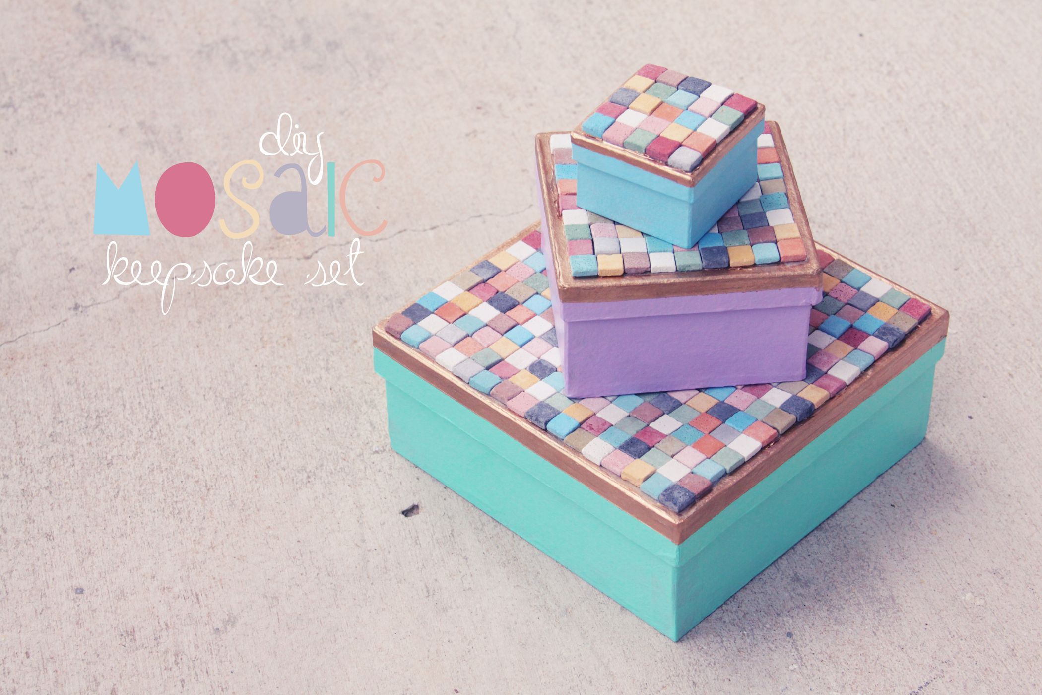 DIY Mosaic Keepsake Boxes : 4 Steps (with Pictures) - Instructables