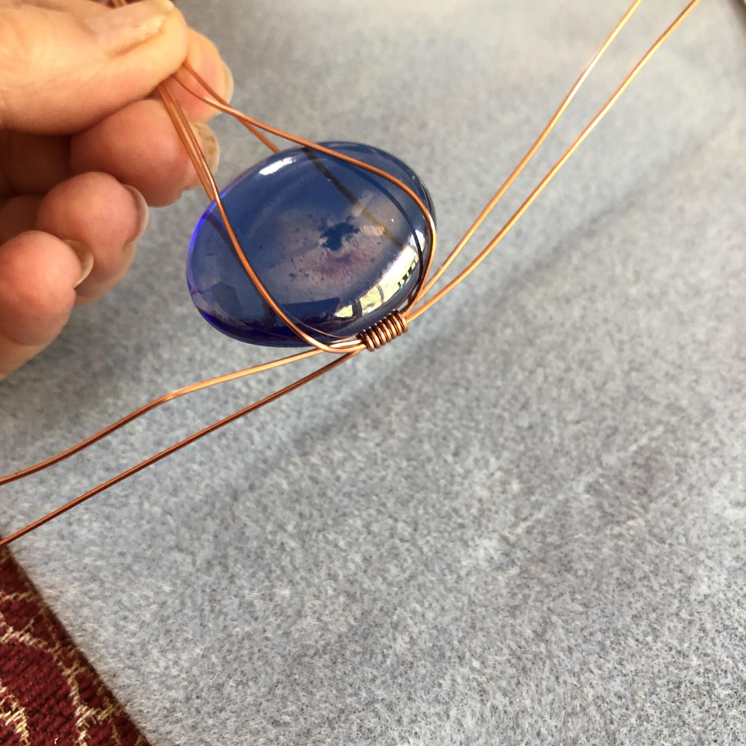 Amazing Wire Wrapped Glass Pendant...for Pennies! : 20 Steps (with ...