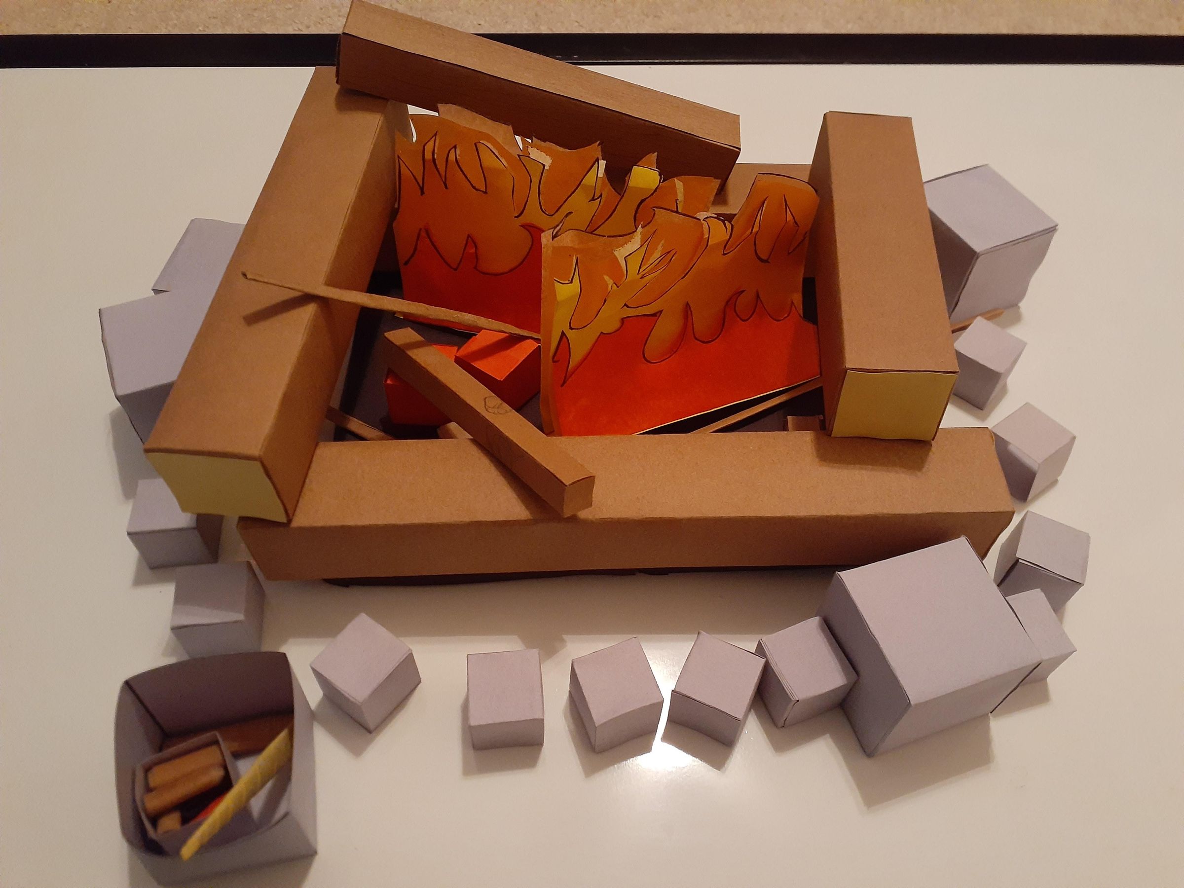 Papercraft Campfire : 6 Steps - Instructables