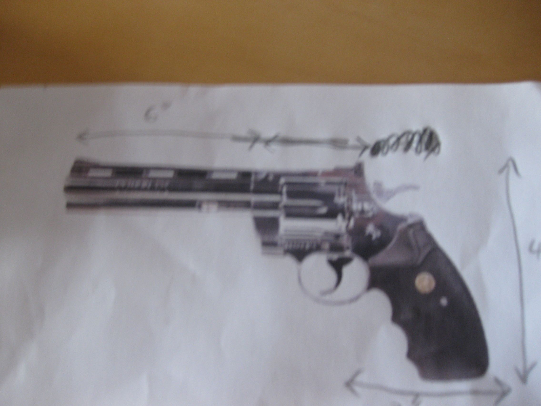 Cardboard .357 Magnum Prop : 10 Steps (with Pictures) - Instructables