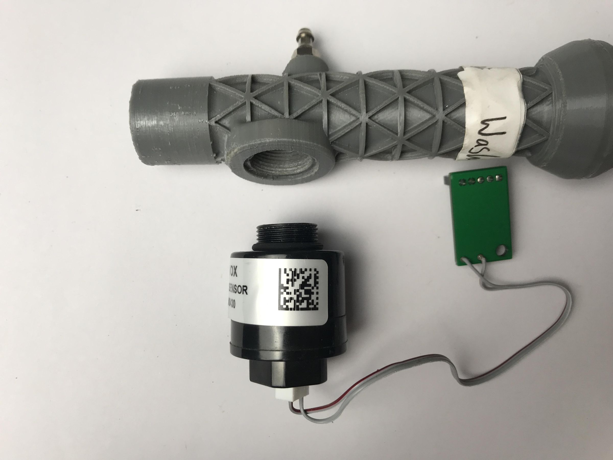 PCB Gain Circuit for SGX-VOX Electrochemical Oxygen Sensor 0-100% FiO2 ...