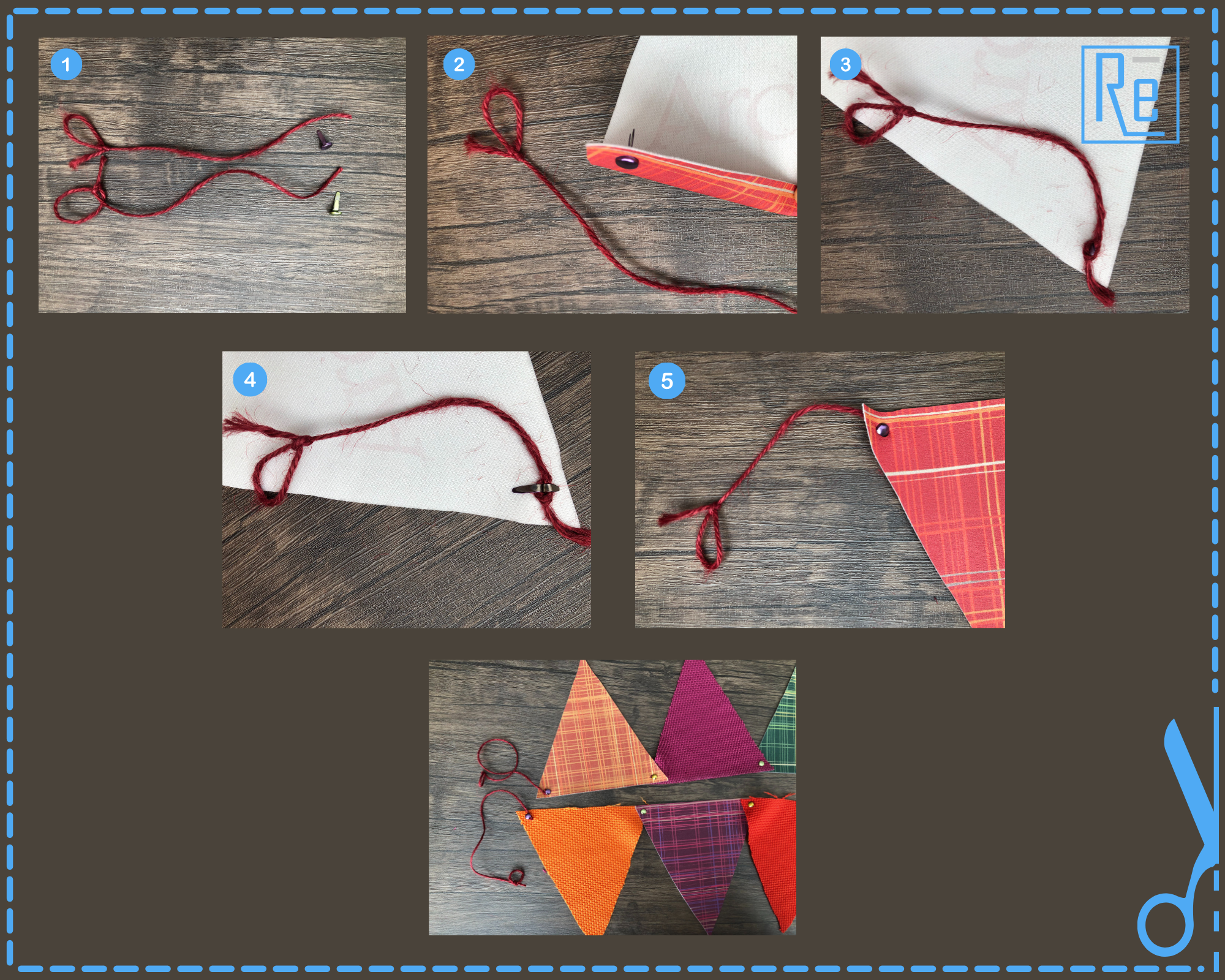 Upcycled Fabric Bunting : 5 Steps (with Pictures) - Instructables