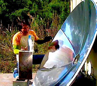 GIANT 70" Satellite Dish Conversion Solar Cooker HIGH PWER - Instructables