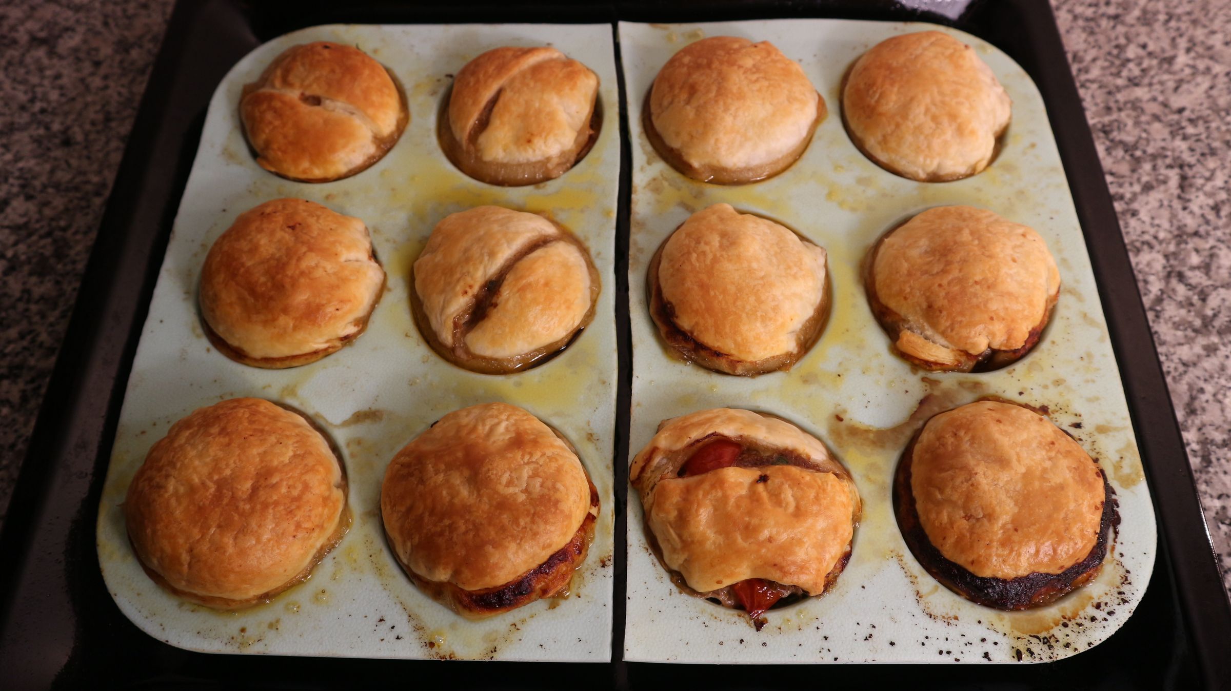 Puff Pastry Wrapped Barbecue Feta Meatballs Recipe (with Pictures ...