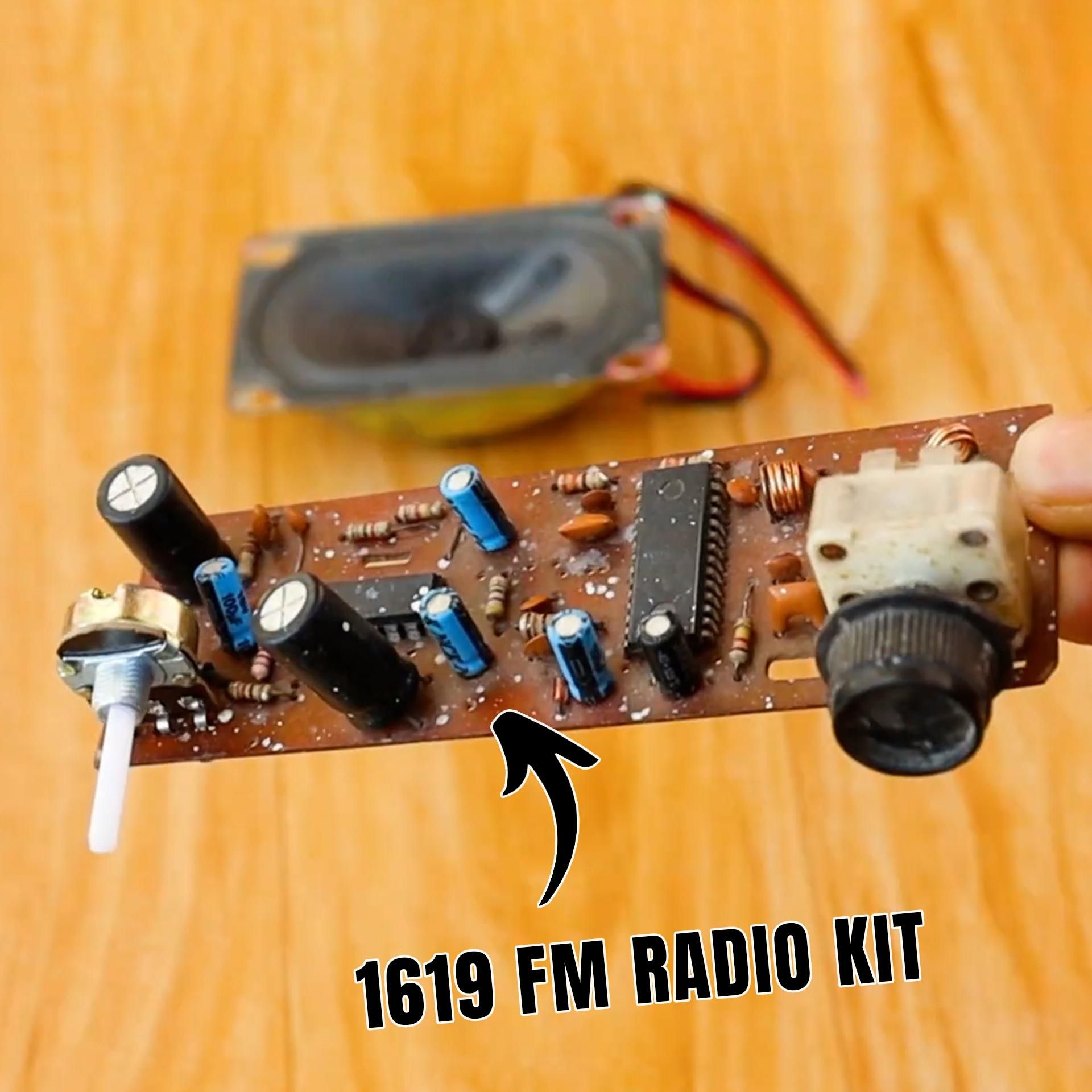 DIY FM Radio — Build a FM Receiver at Home With the Sony 1619 FM Radio ...