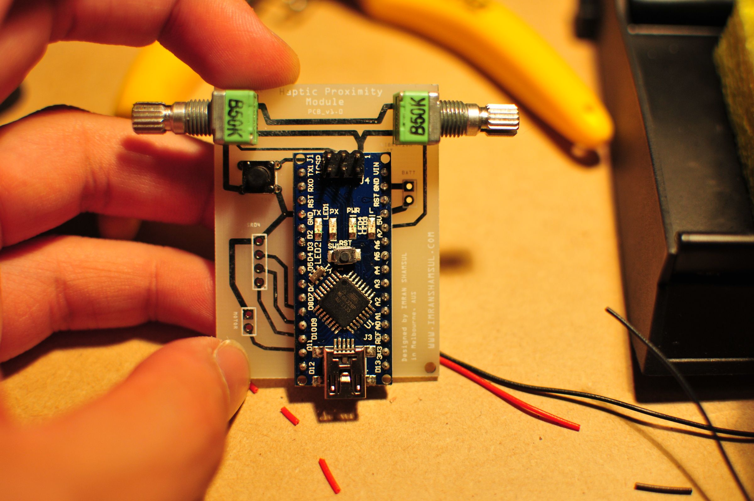 Haptic Proximity Module (HPM) for Low Vision Users : 9 Steps (with ...