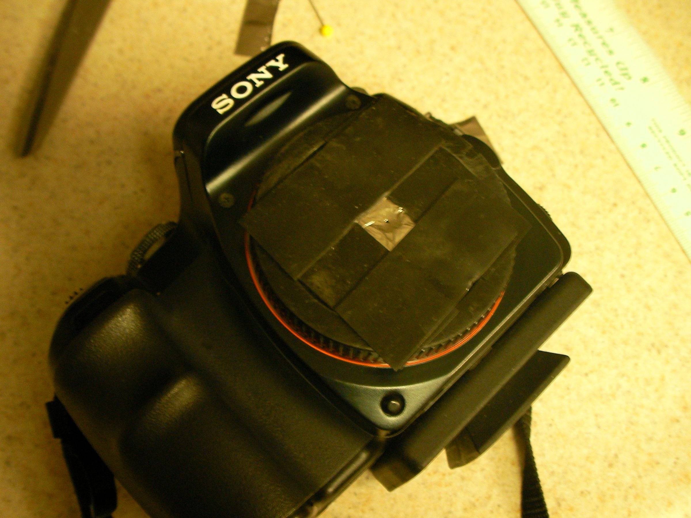 Pinhole DSLR (quick and Dirty Edition) : 4 Steps - Instructables