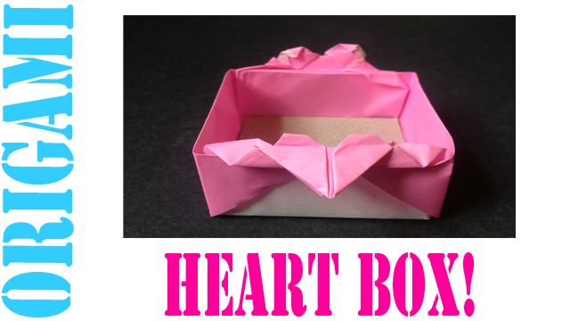 How to Make an Origami Valentine's Day Heart Box - TCGames [HD ...