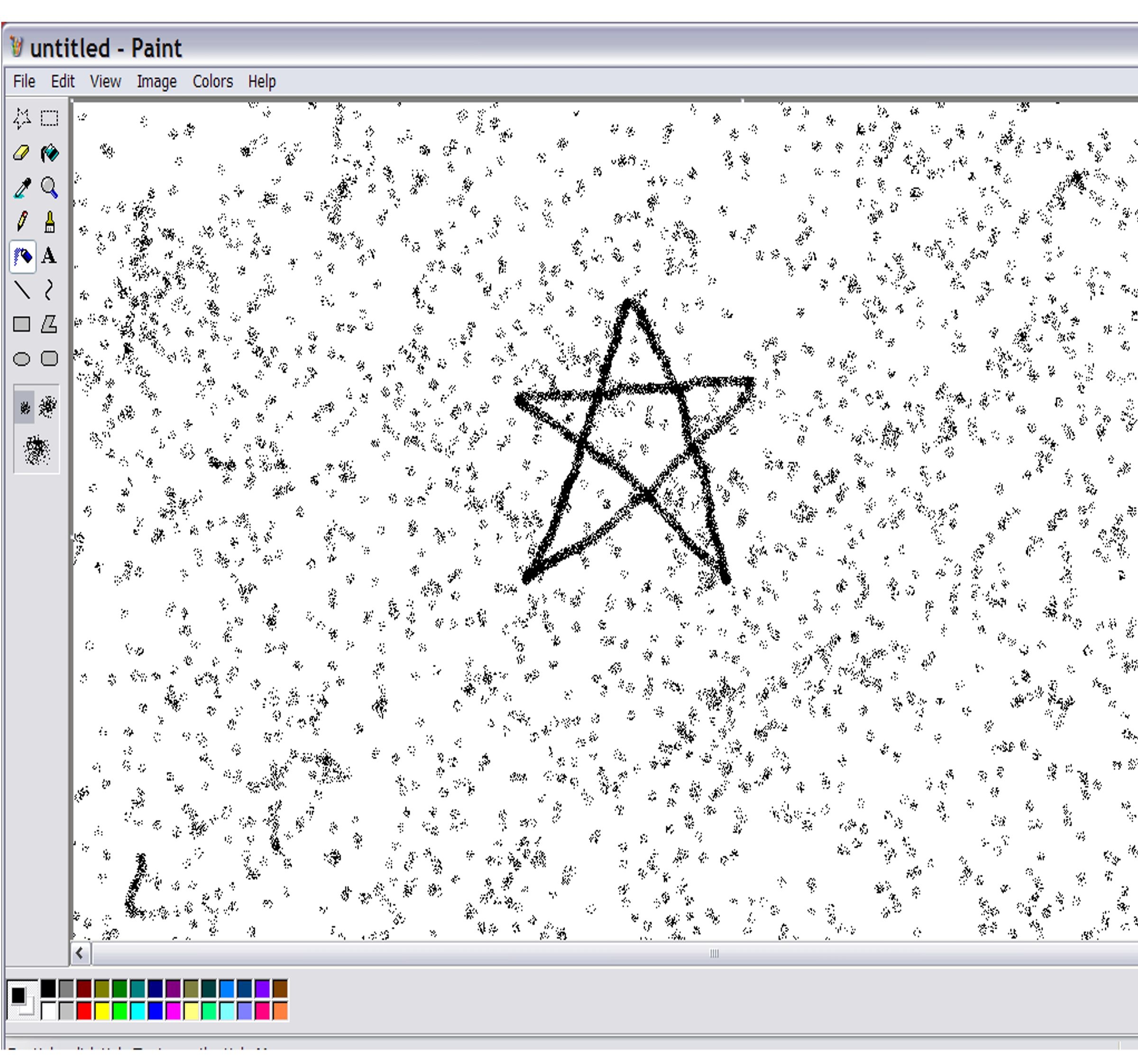 How to Create a Starry Night Sky Using Only MS Paint : 5 Steps ...