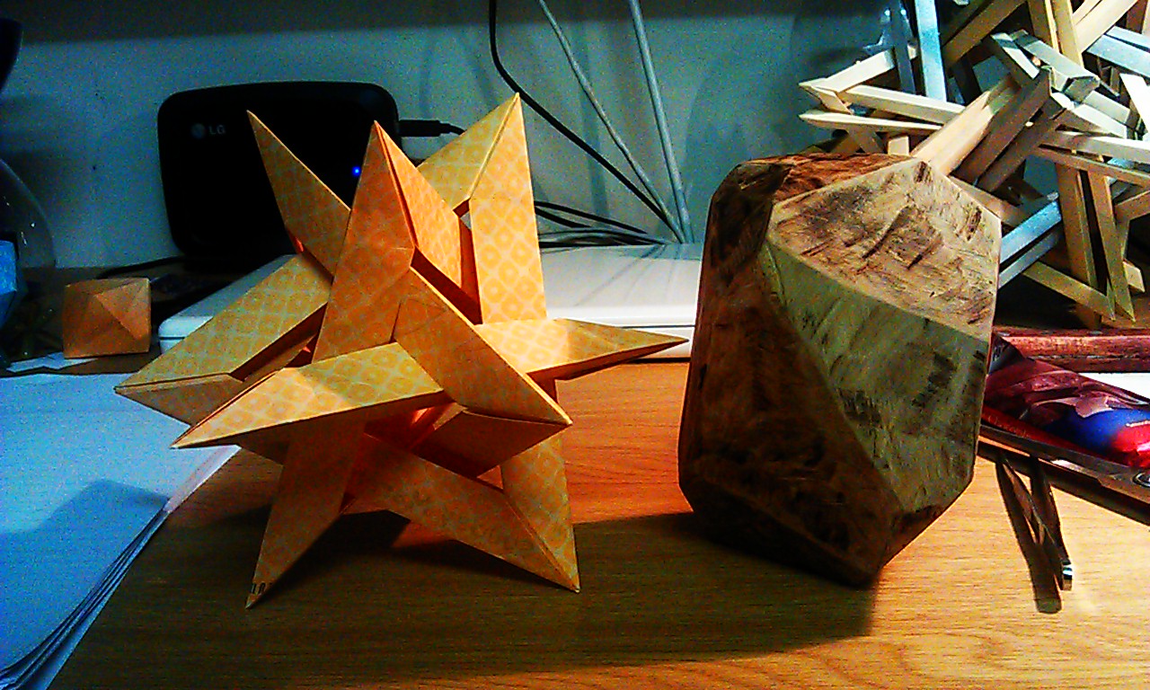 Gasherbrum - 4 Intersecting Triangles - Modular Origami - No Glue : 13 ...