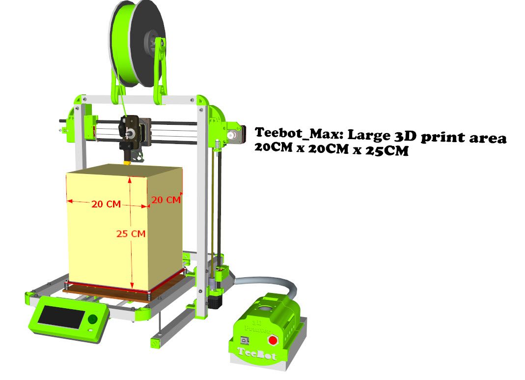 TeeBotMax! Open Source Foldable 3D Printer. Free Plans!! - Instructables