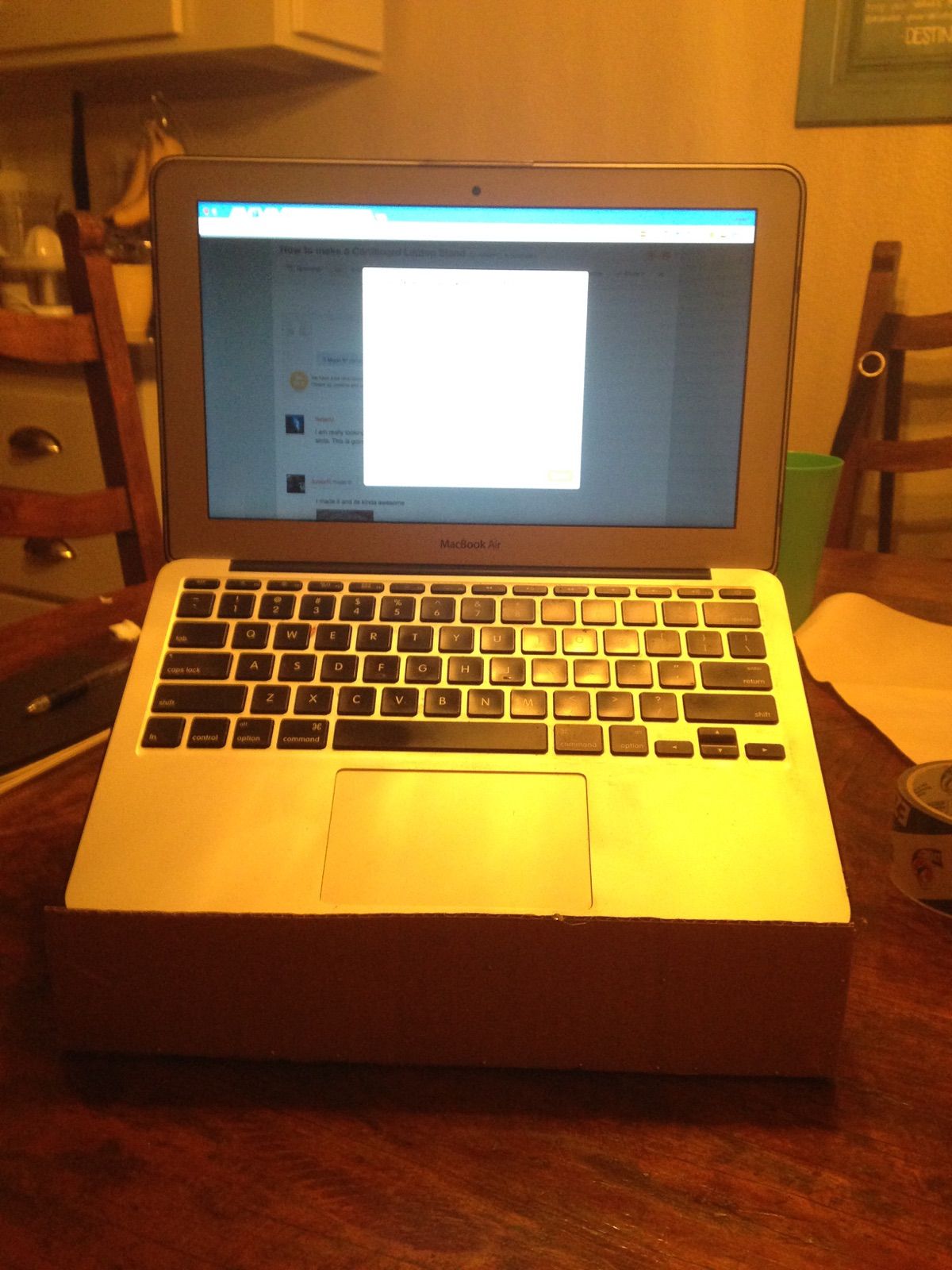 How to Make a Cardboard Laptop Stand : 5 Steps (with Pictures ...